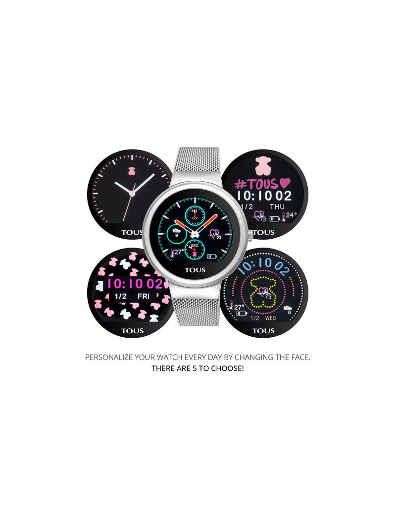 Reloj TOUS smartwatch activity Rond Touch de acero